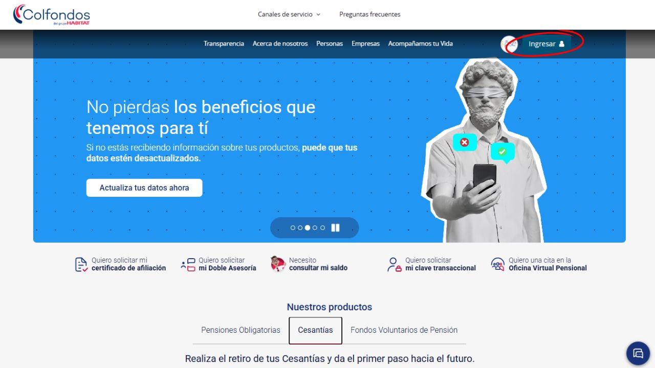Cesantías en Colfondos: aprende a consultar, retirar y descargar el certificado